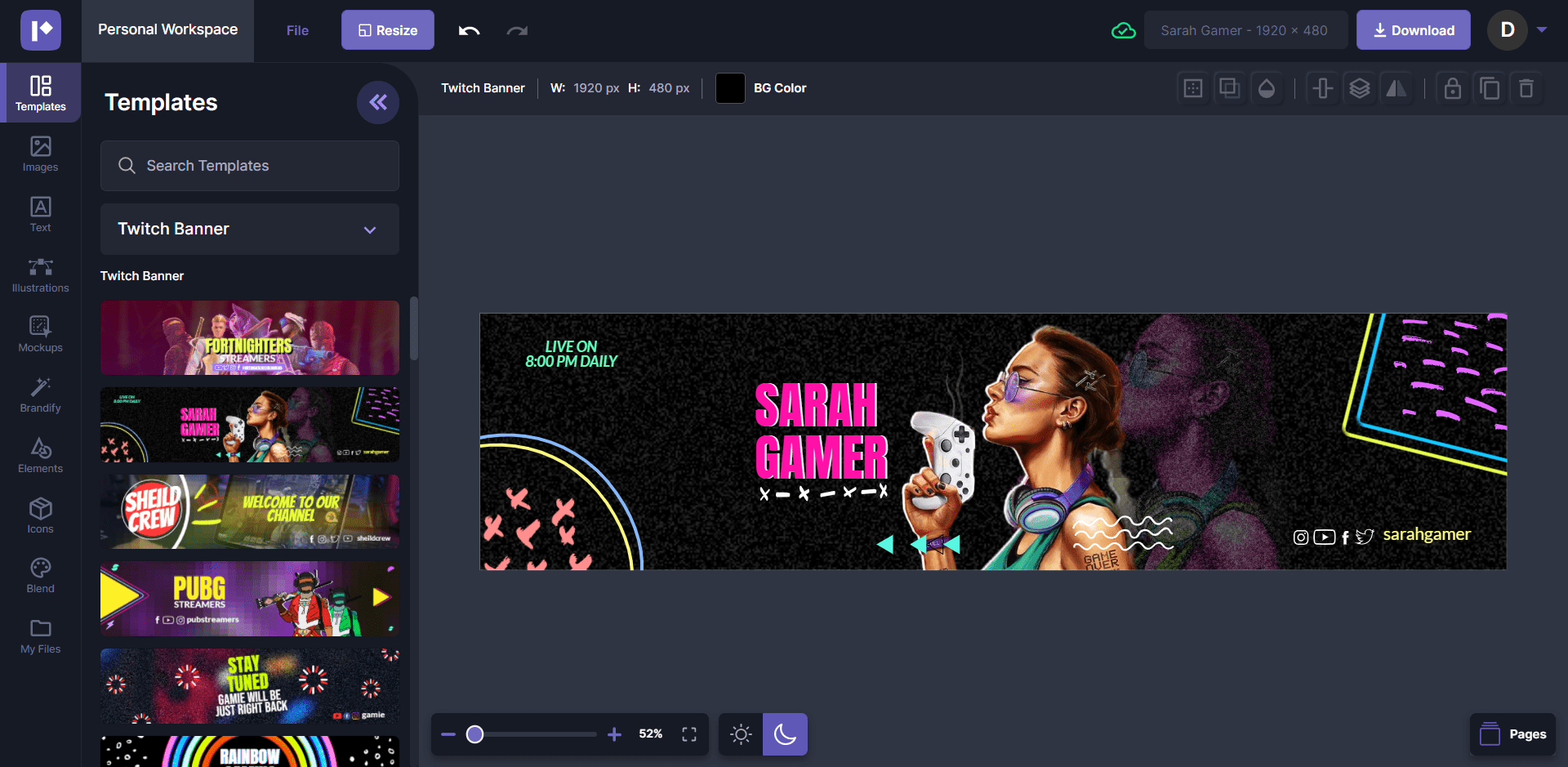 What’s the Ideal Twitch Banner Size? [With Best Practices] - Pixelied Blog