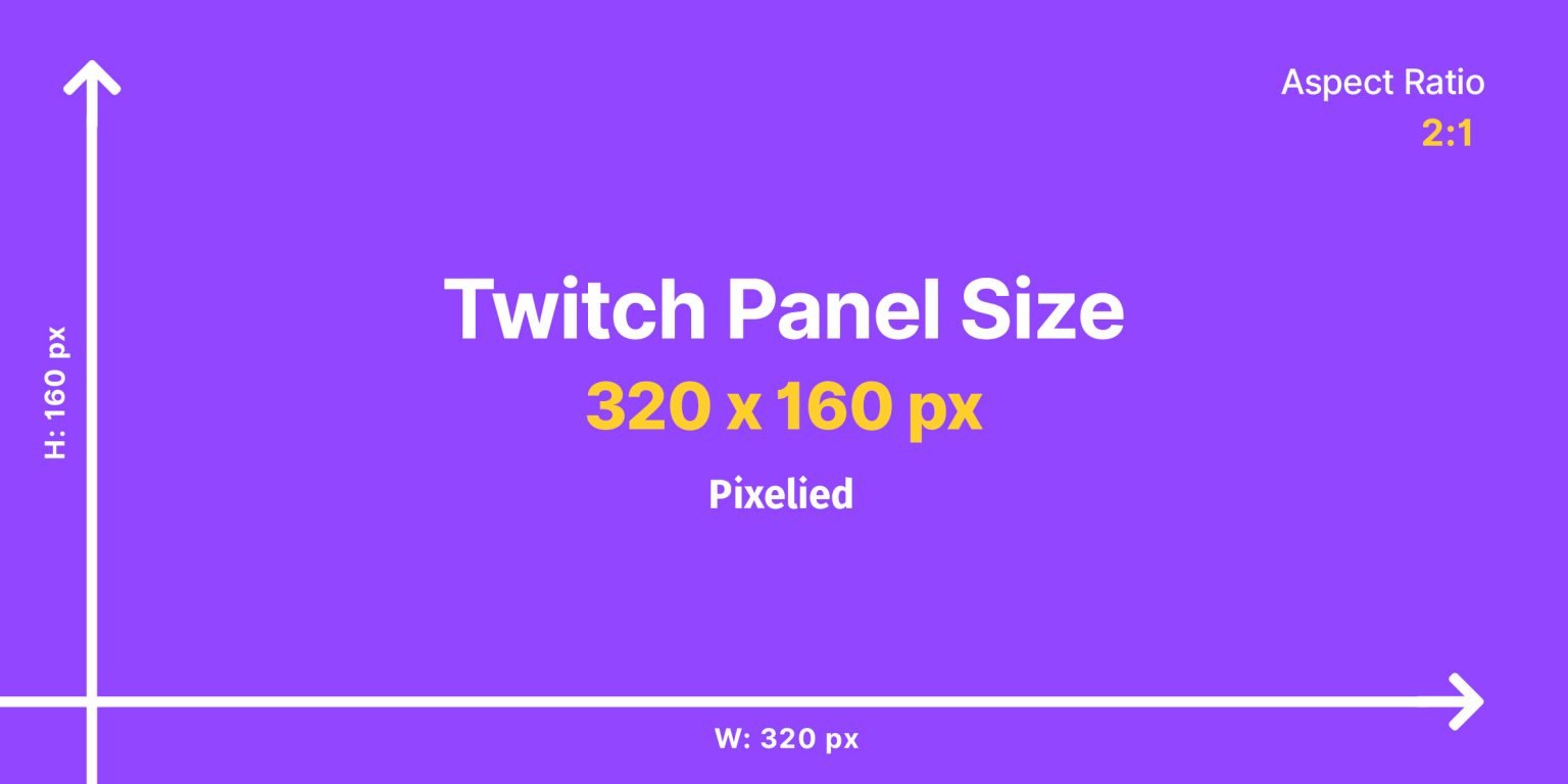 The Perfect Twitch Panel Size And How To Best Utilize Them 