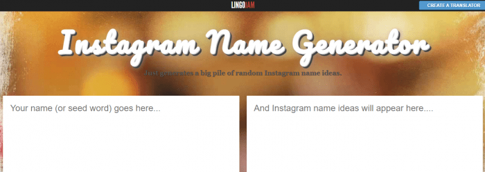 8 Best Free Instagram Name Generators in 2021 - Pixelied Blog