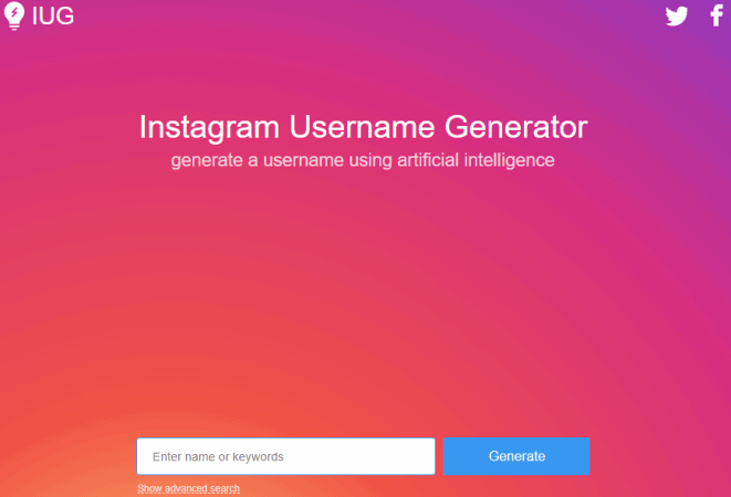 8 Best Free Instagram Name Generators in 2021 - Pixelied Blog