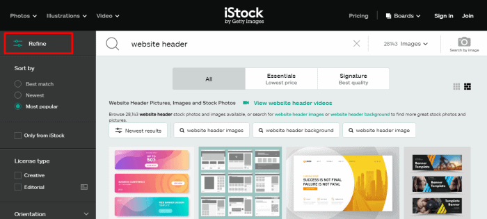 7 Best Websites to Find Captivating Header Images